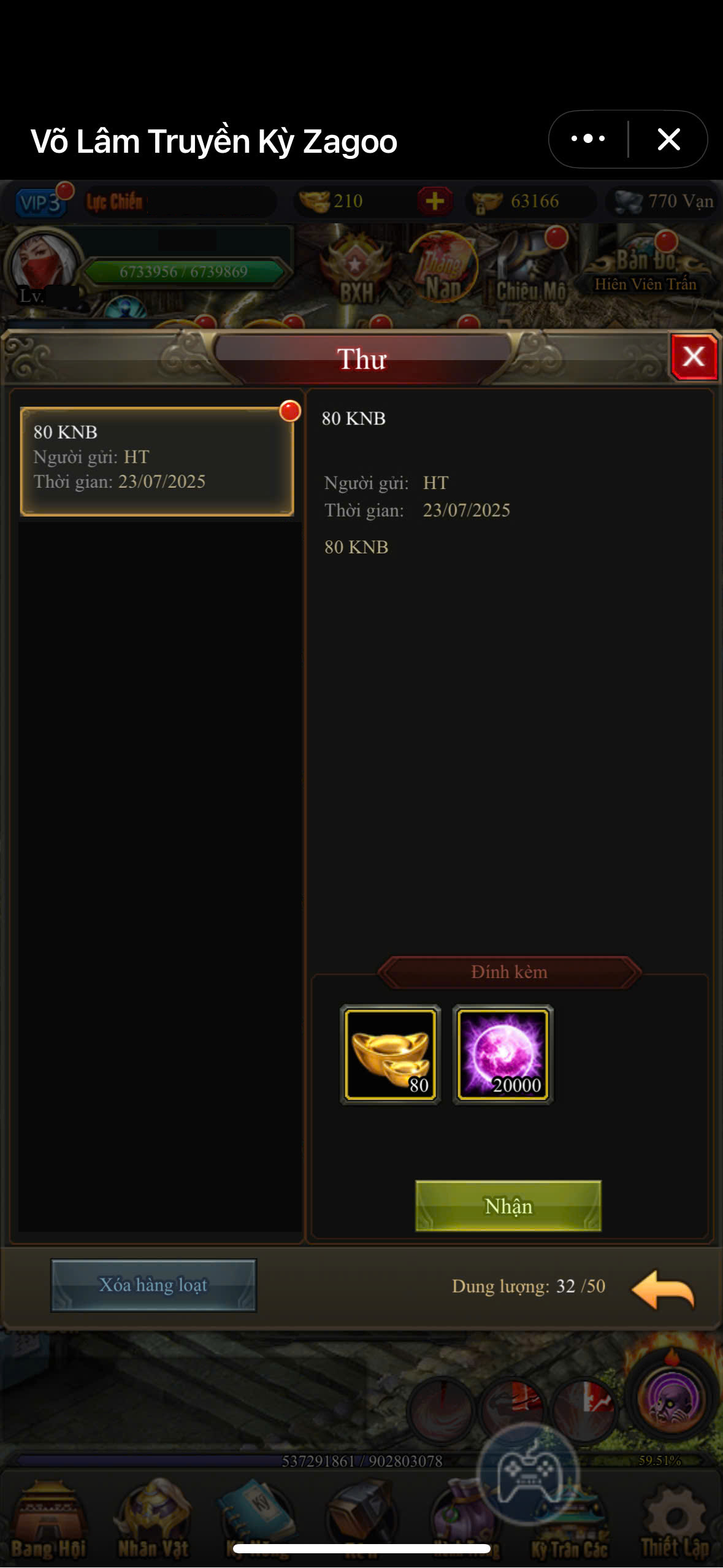 Võ Lâm Truyền Kỳ H5 - Zagoo